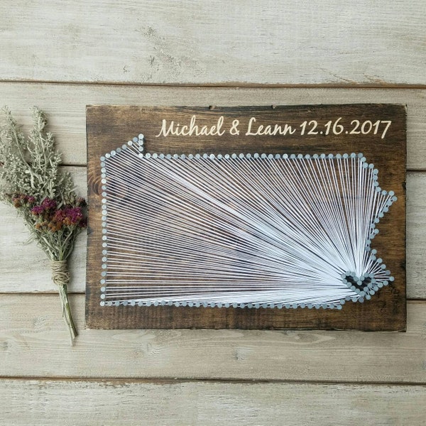 State String Art - Etsy