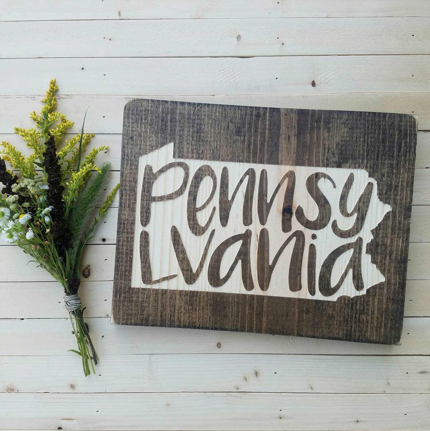 Pennsylvania Sign Pennsylvania Decor Pennsylvania Penn | Etsy