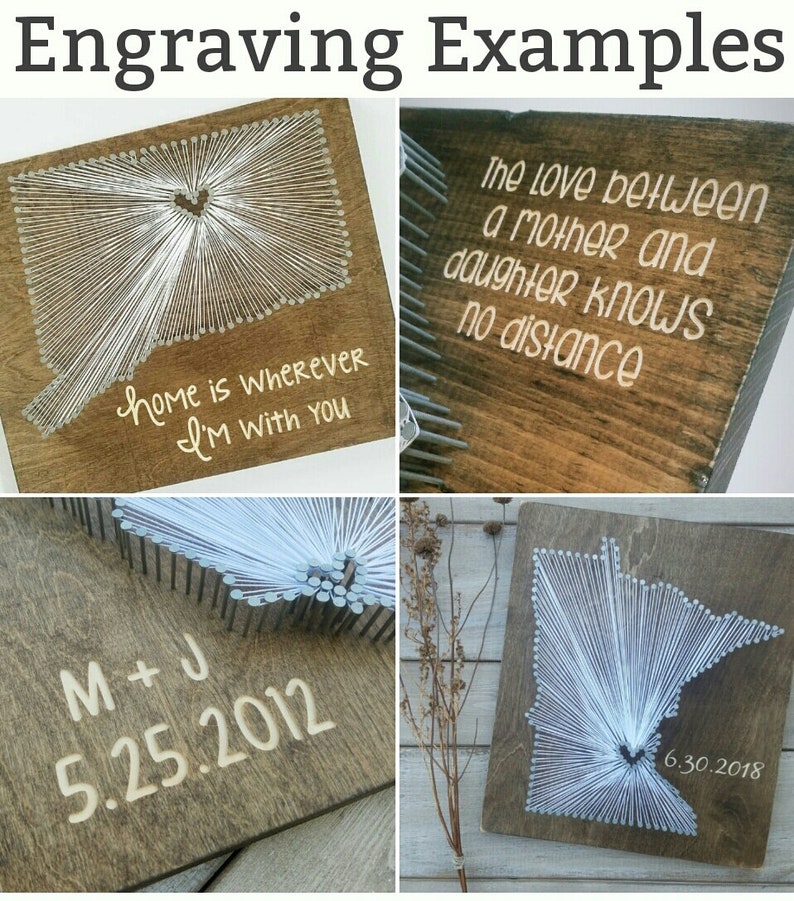 Virginia String Art Virginia Decor State string Art | Etsy