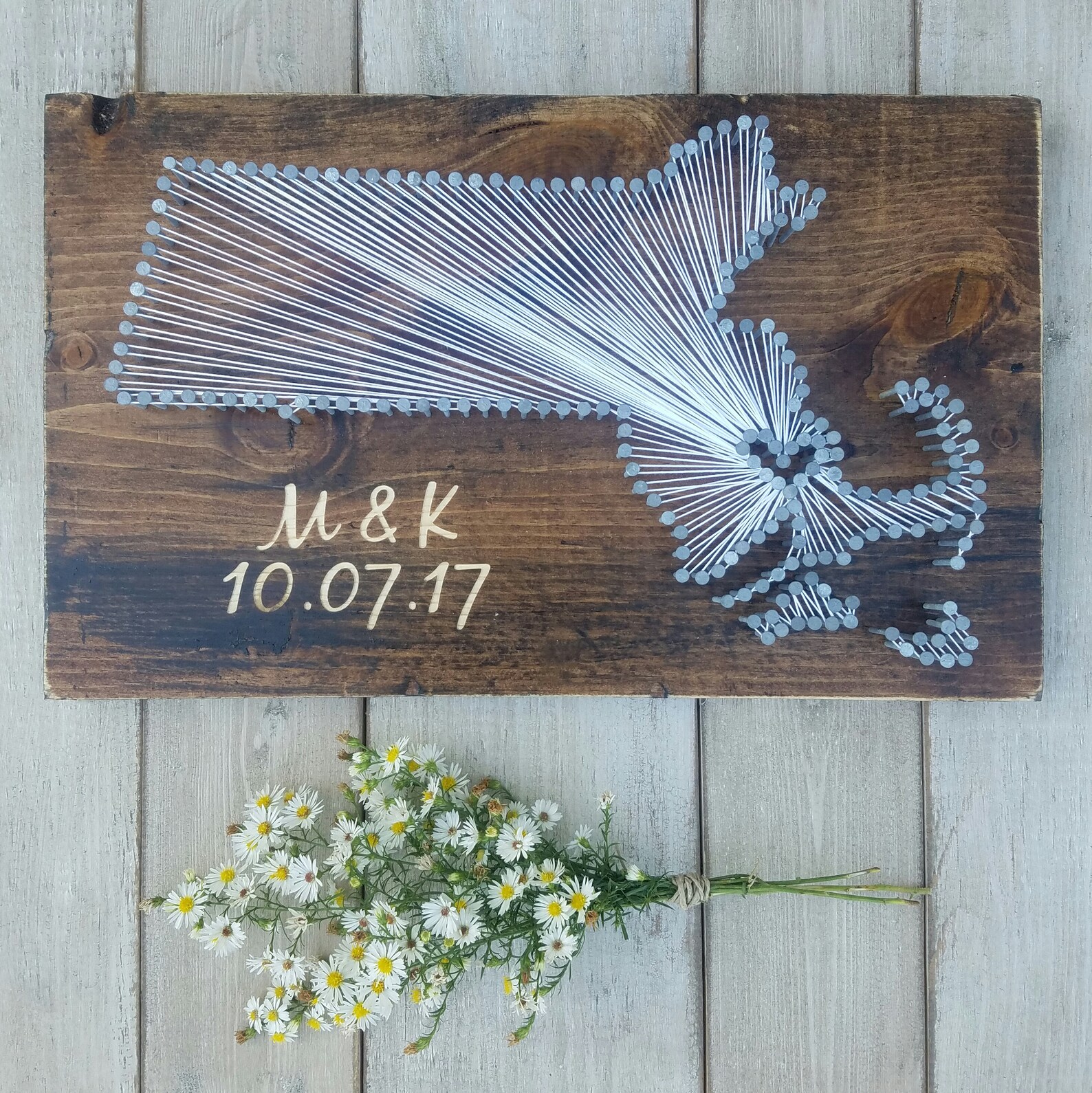 DIY Massachusetts String Art Kit State string Art Kit | Etsy