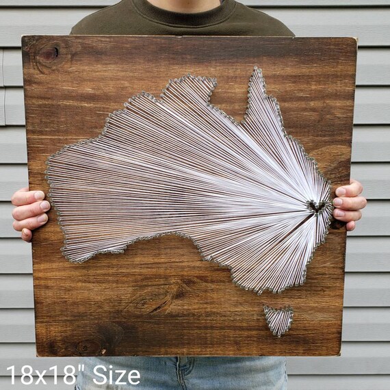 Australia String Art Decor Australia Decor Australia Nail - Etsy