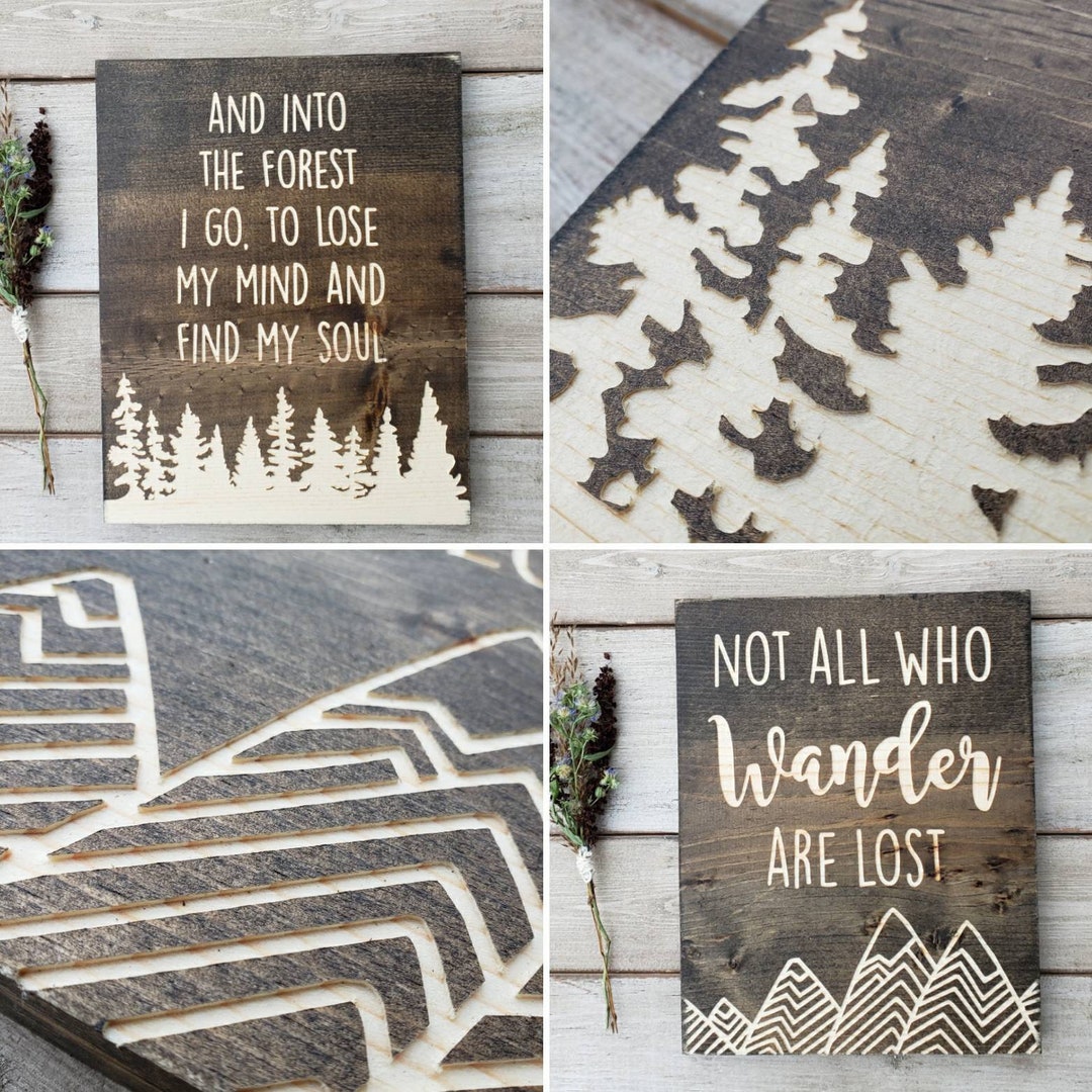 Not All Who Wander Are Lost Sign, JRR Tolkien, Not All Who Wander Are ...