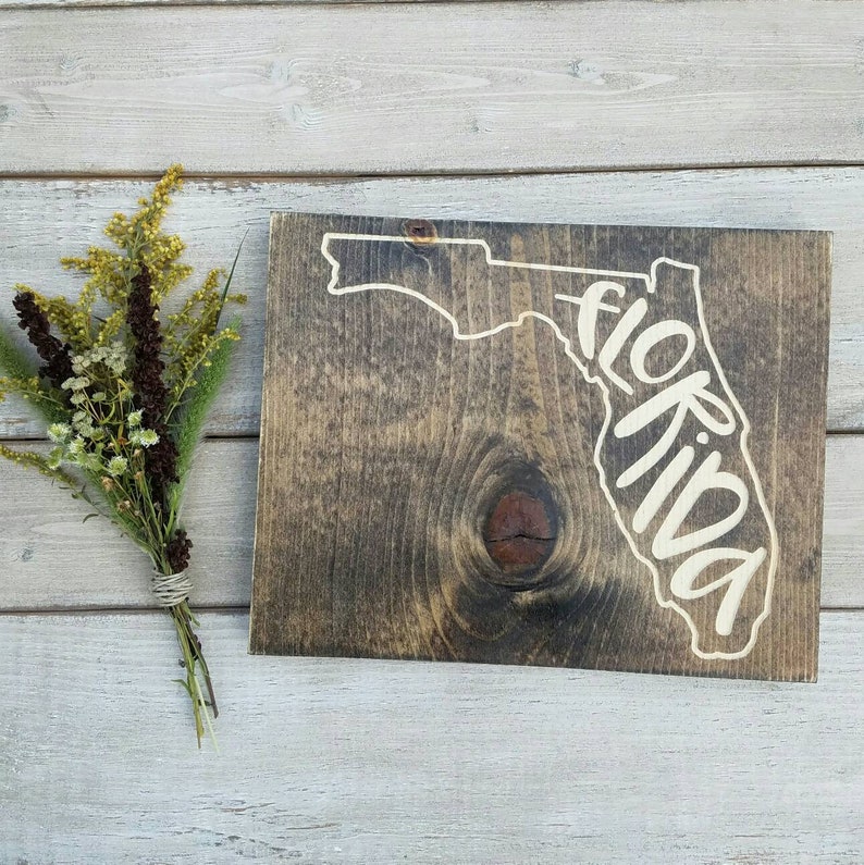 Florida Sign Florida Decor Florida Florida Love Florida - Etsy