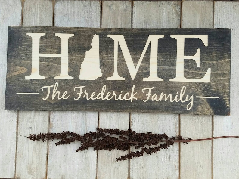 New Hampshire Home Sweet Home New Hampshire Sign New | Etsy