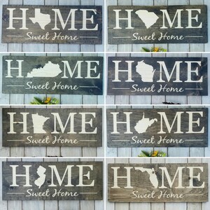West Virginia Home Sweet Home West Virginia Sign West - Etsy