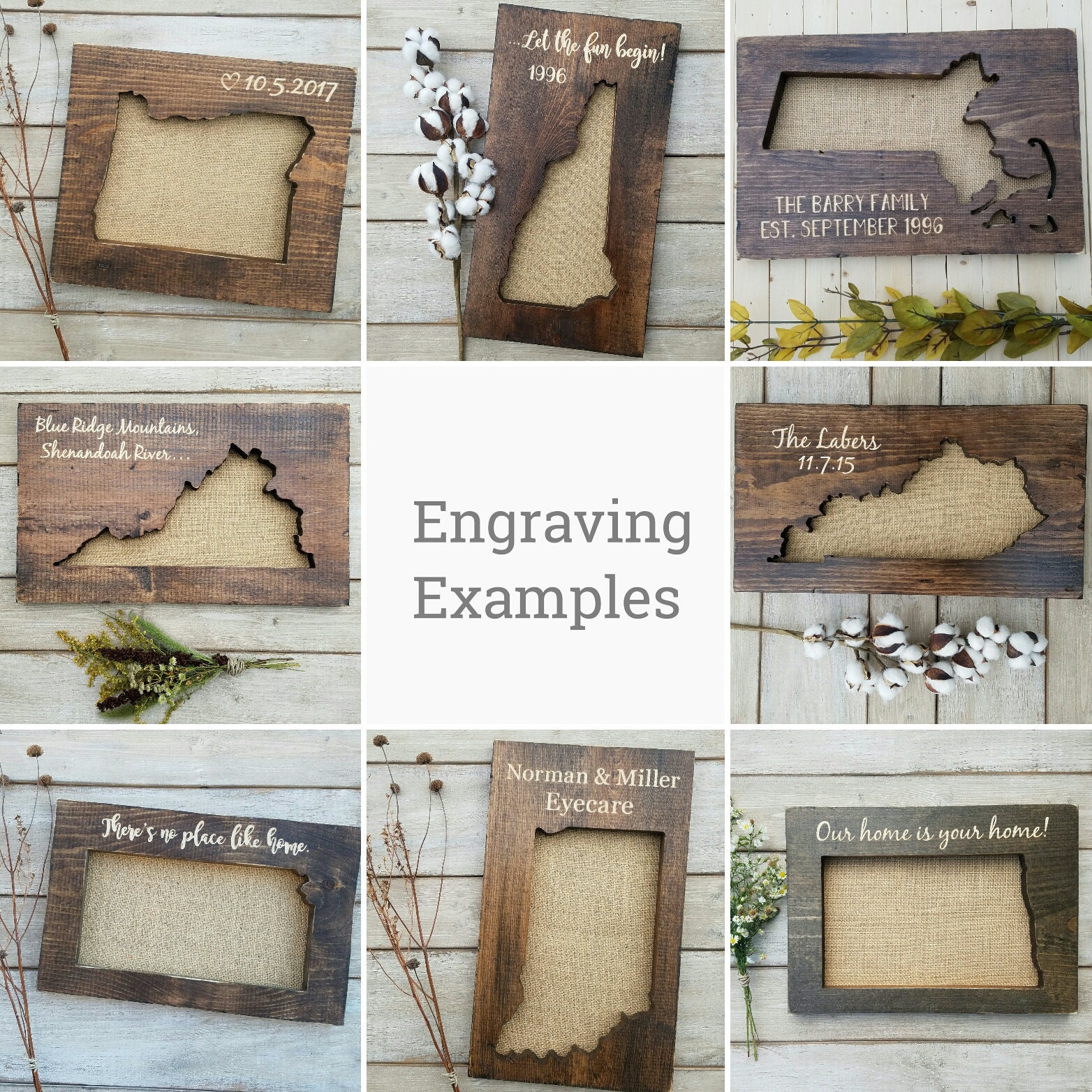 West Virginia Sign Burlap Print West Virginia Decor West | Etsy