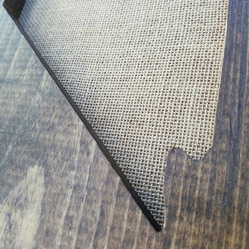 Nevada Sign Burlap Print Nevada Wall Decor Nevada State - Etsy