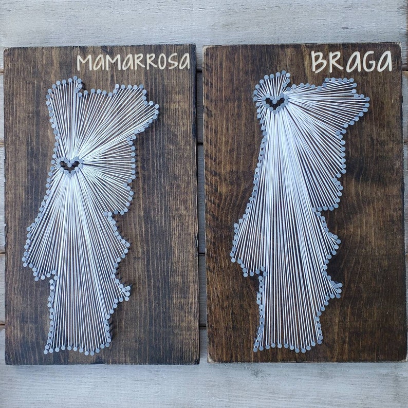 Portugal String Art Sign Portugal Map Portugal Nail Art - Etsy