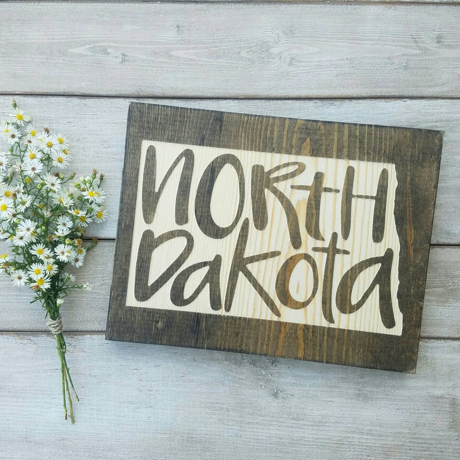 North Dakota Sign North Dakota Decor North Dakota North - Etsy