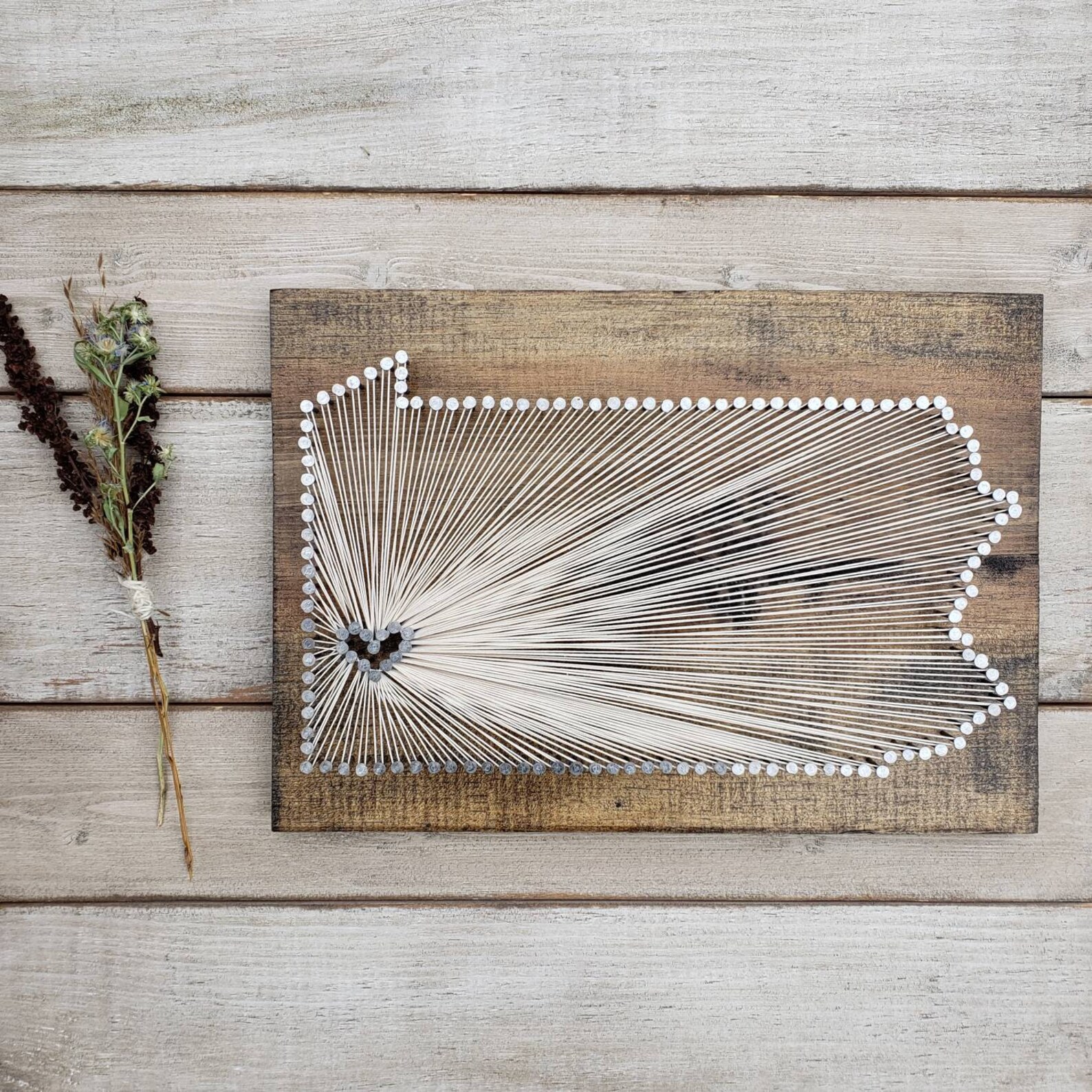 Pennsylvania String Art Penn State State String Art Going - Etsy