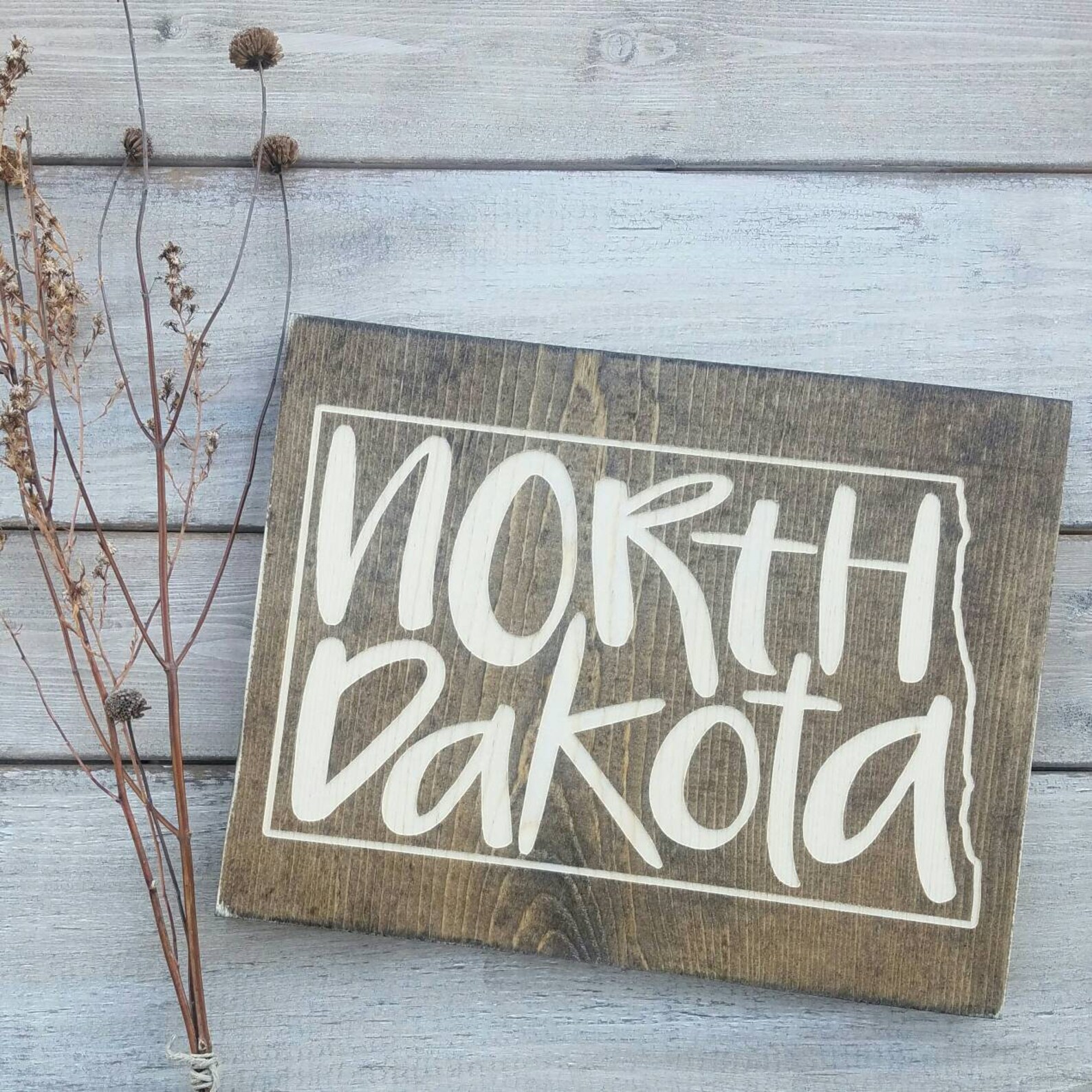 North Dakota Sign North Dakota Decor North Dakota North - Etsy