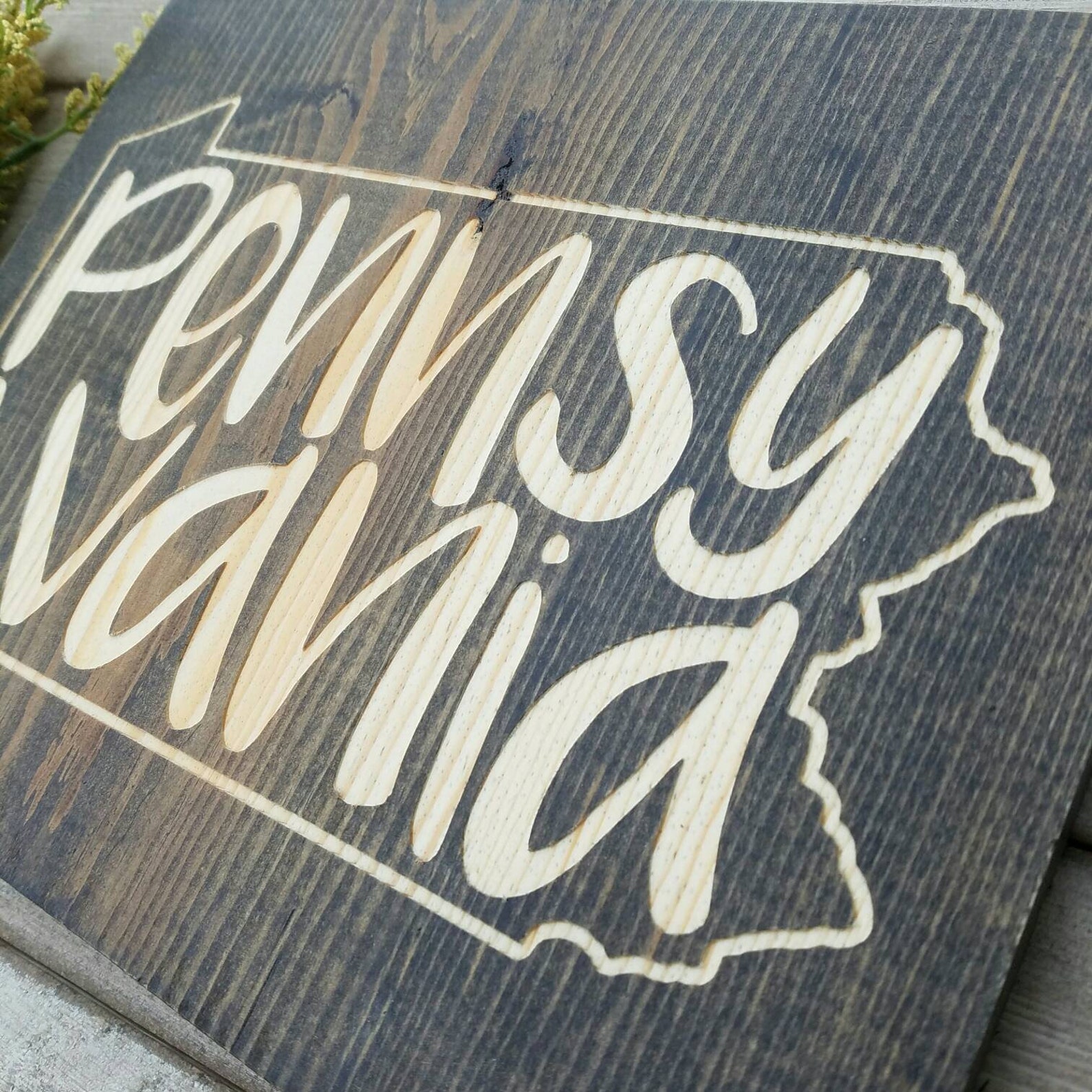 Pennsylvania Sign Pennsylvania Decor Pennsylvania Penn | Etsy
