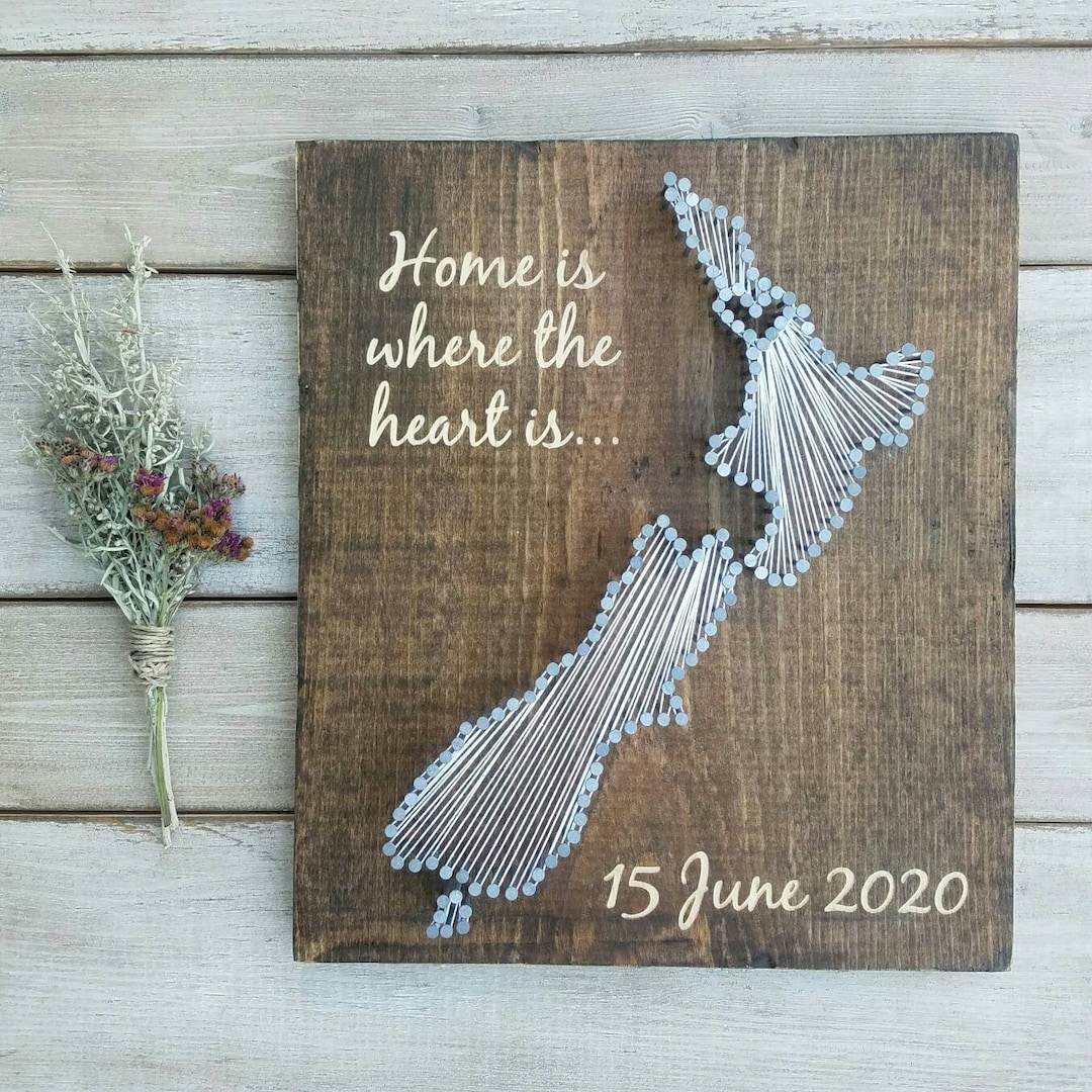 New Zealand String Art Decor, New Zealand Decor, New Zealand Nail Art ...