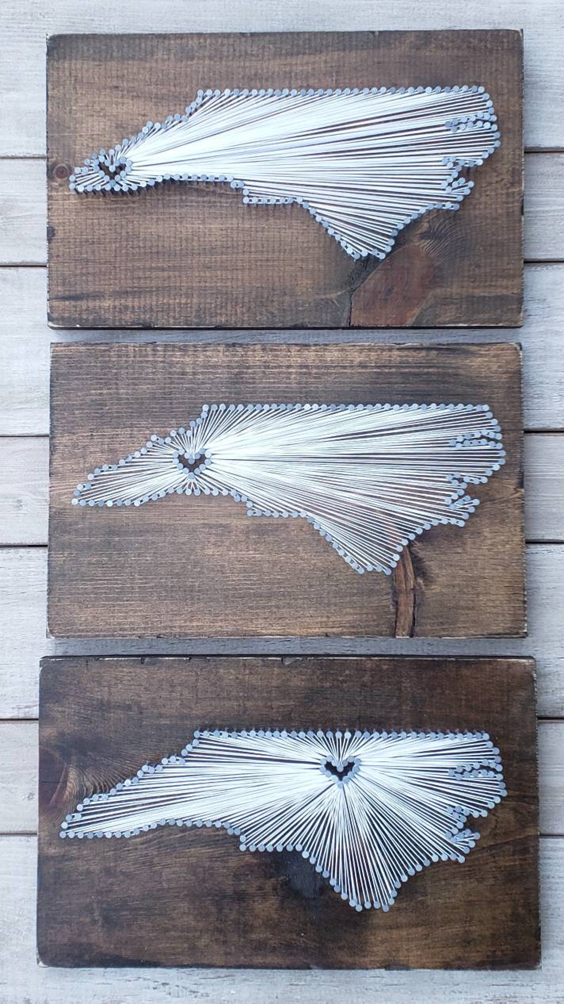North Carolina String Art North Carolina Decor State string | Etsy