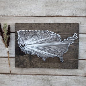 United States String Art Sign, United States Wall Art, United States ...