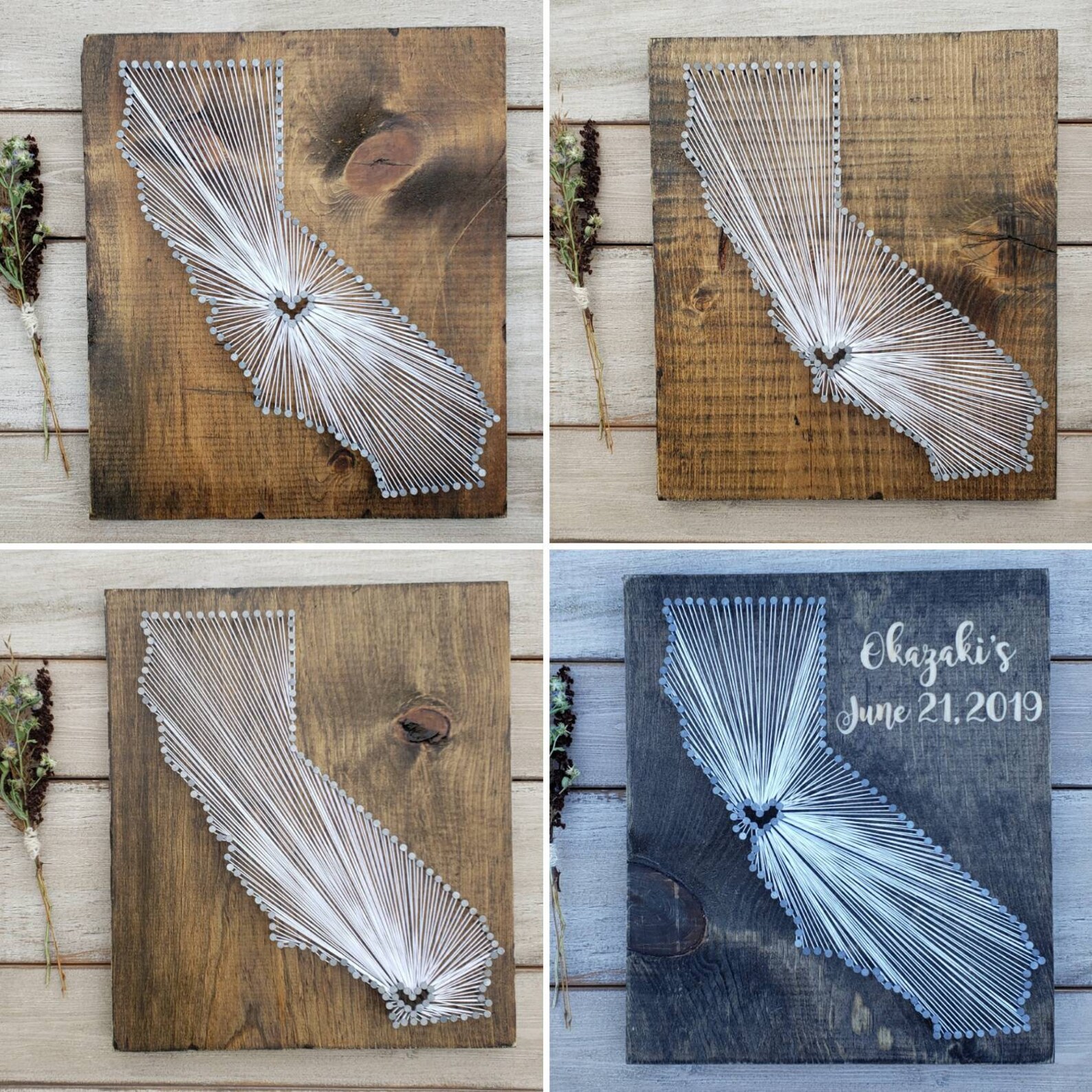 California String Art California Decor State String Art | Etsy