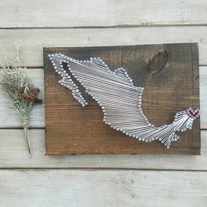 Mexico String Art, Mexico Decor, Mexico Nail Art, Rustic Decor, Mexican ...