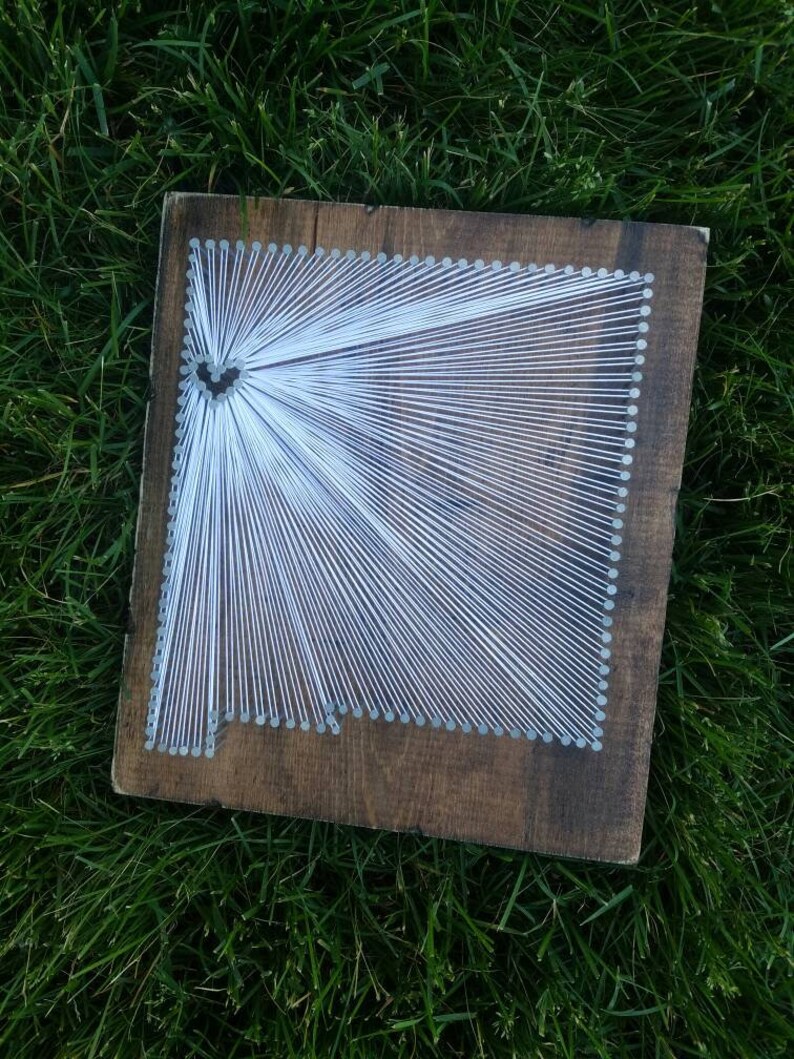 New Mexico String Art New Mexico Decor State string Art New | Etsy