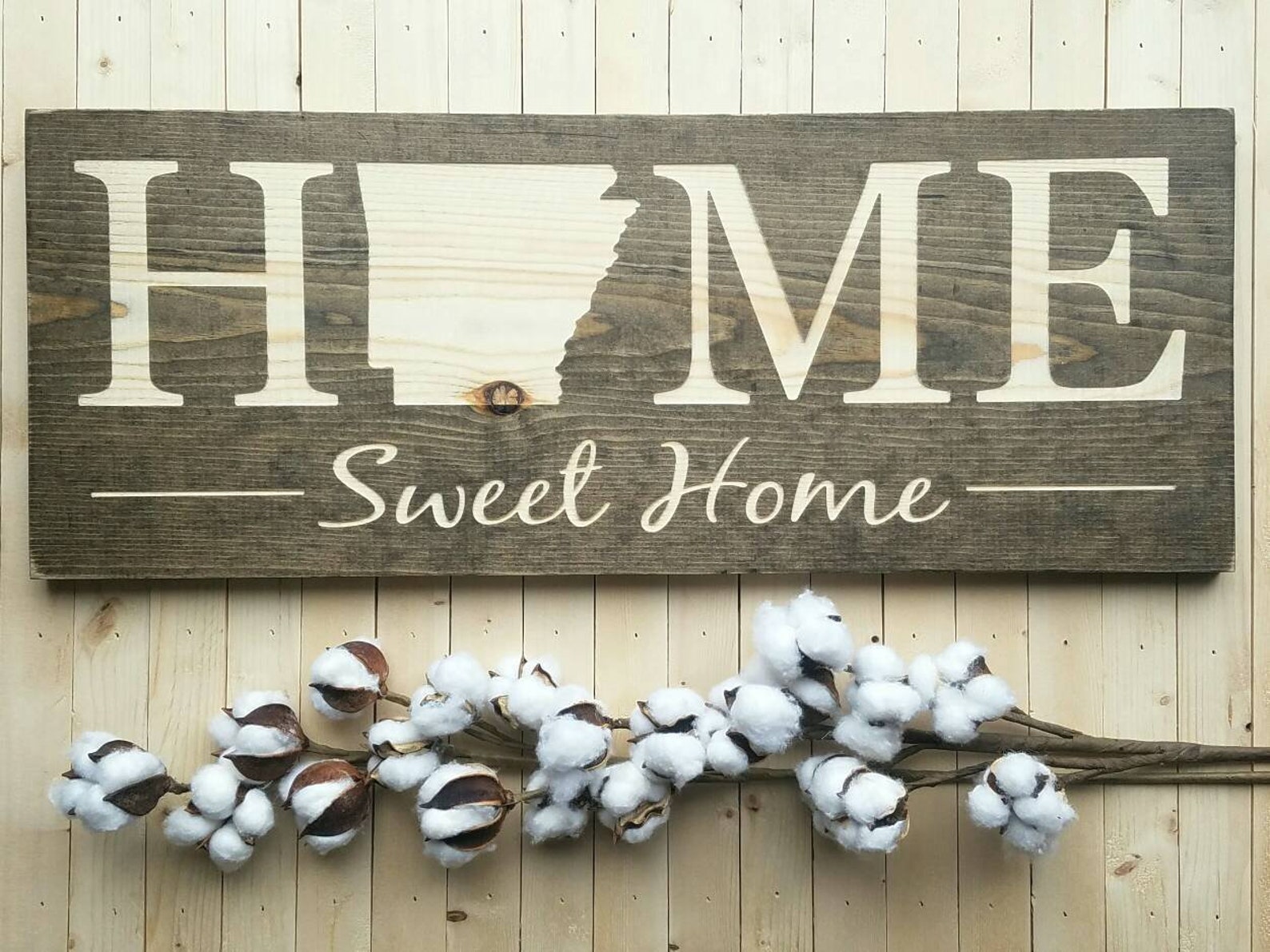 Arkansas Home Sweet Home Arkansas Wall Art Arkansas Decor | Etsy