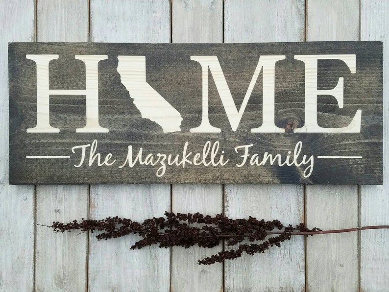 California Home Sweet Home California Sign California Decor - Etsy