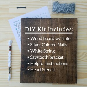 DIY Kansas String Art Kit, State String Art Kit, Kansas Nail Art ...