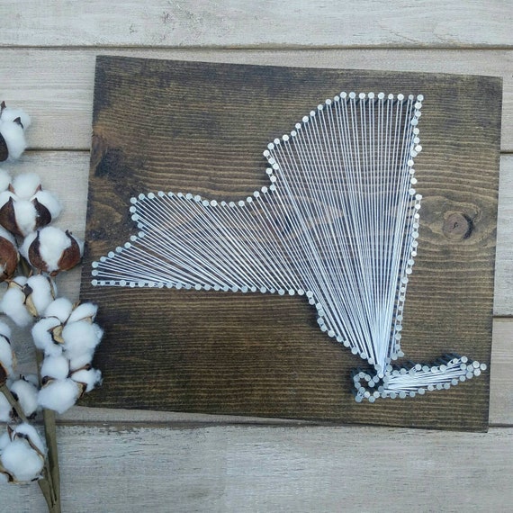 New York String Art New York Decor State string Art New | Etsy