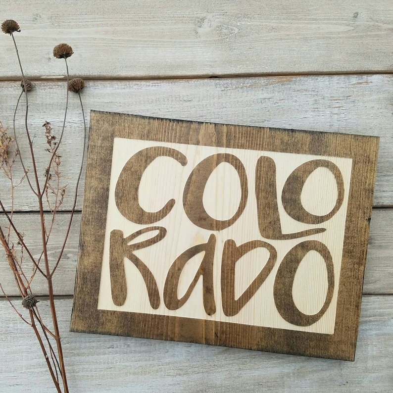 Colorado Sign Colorado Decor Colorado Colorado Love - Etsy