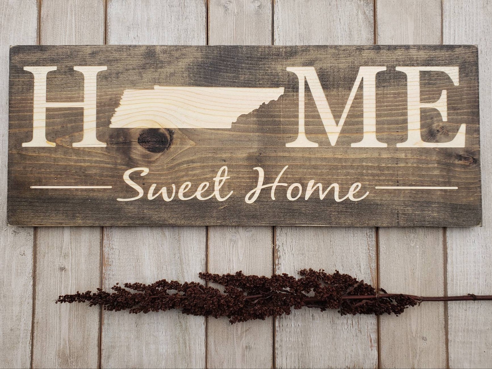 Tennessee Home Sweet Home Tennessee Sign Tennessee Decor - Etsy