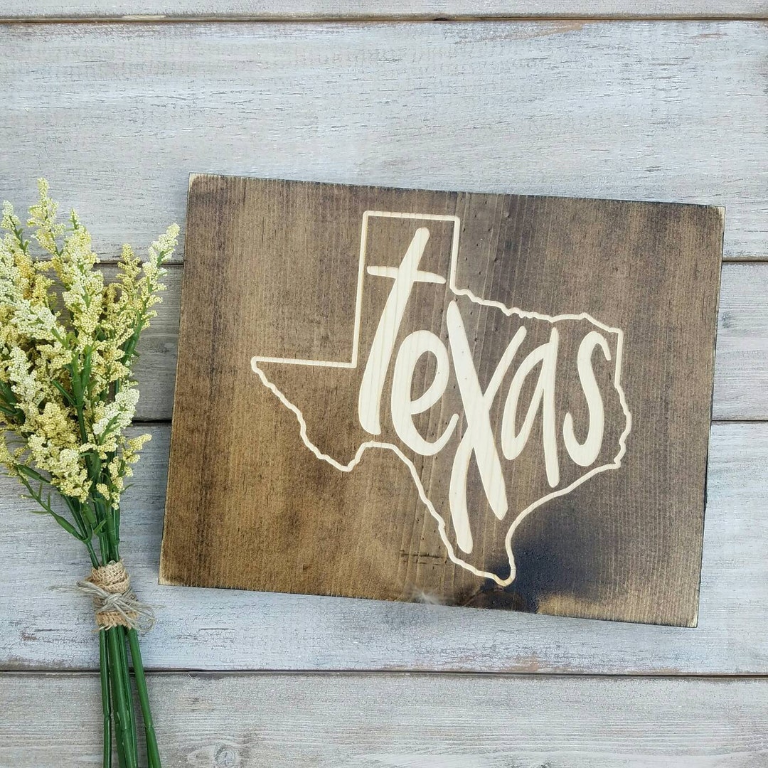 Texas Sign, Texas Decor, Texas, Texas Love, Texas Home Decor, Rustic ...