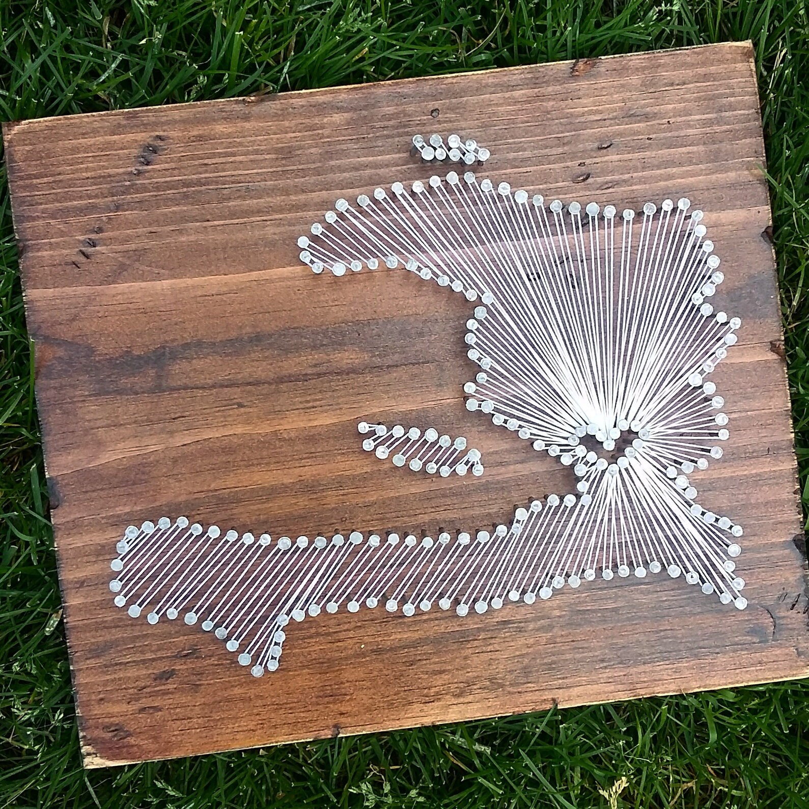 Haiti String Art Haiti Decor Haiti Nail Art Rustic Decor | Etsy