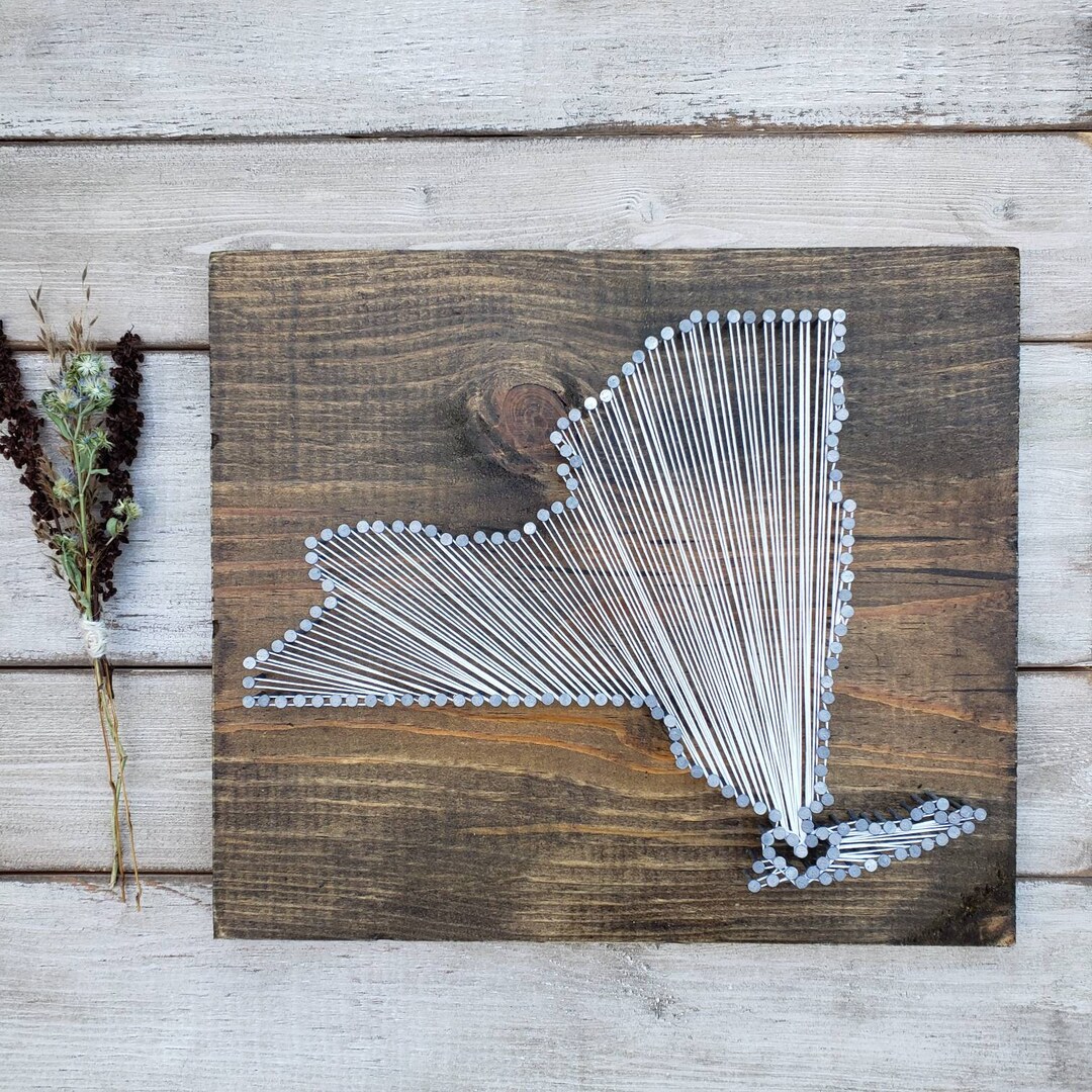 New York String Art, New York Decor, State String Art, New York Nail ...
