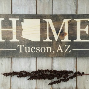 Arizona Home Sweet Home Arizona Wall Art Arizona State - Etsy