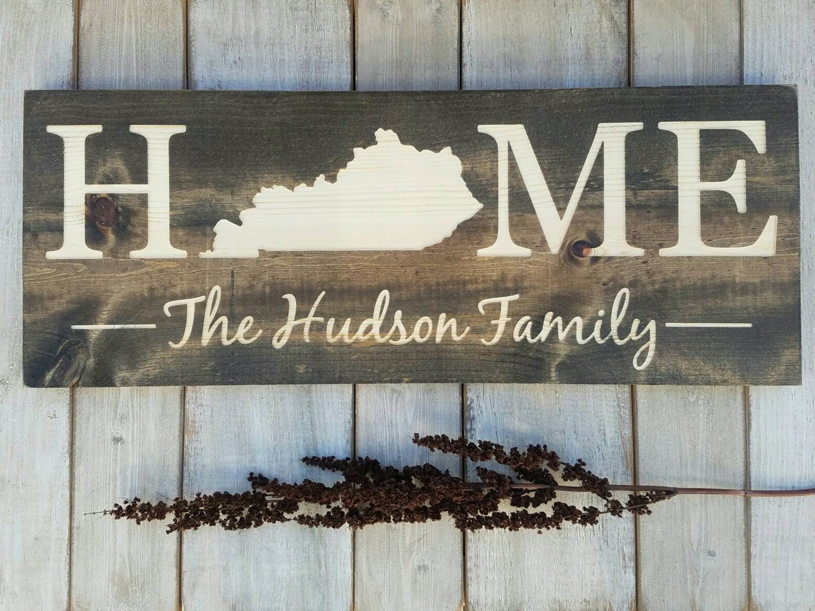 Kentucky Sign Home Sweet Home Kentucky State Decor Kentucky - Etsy