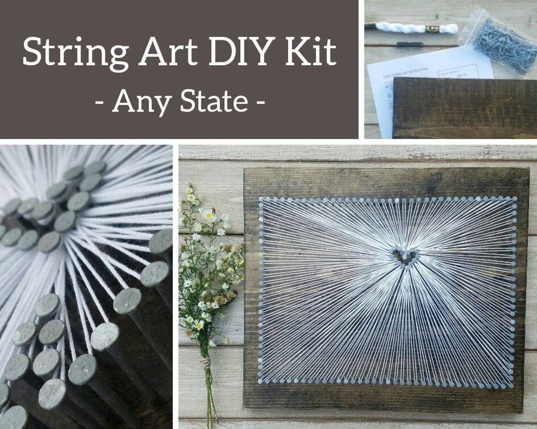 DIY Colorado String Art Kit, State String Art Kit, Colorado Nail Art ...