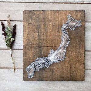 Japan String Art, Japan Decor, Japan Nail Art, Rustic Decor, Custom ...