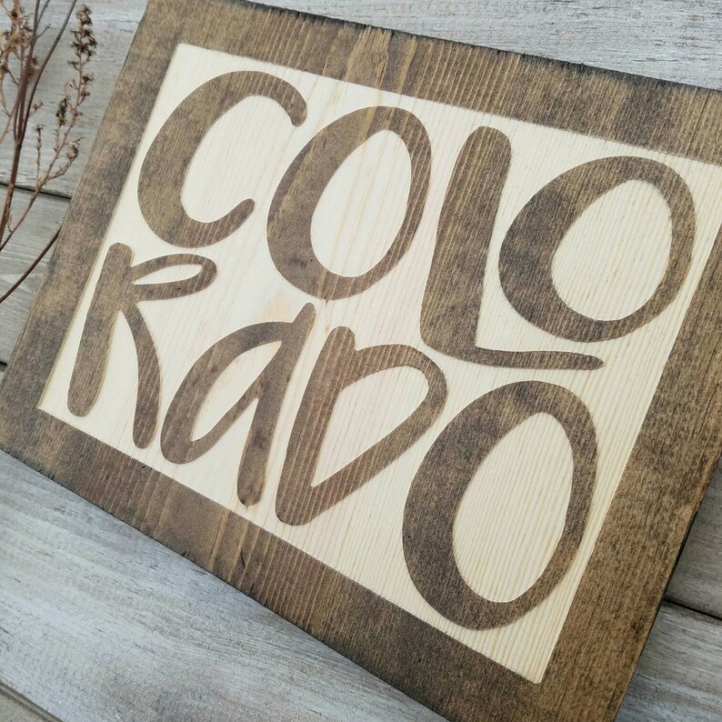 Colorado Sign Colorado Decor Colorado Colorado Love - Etsy