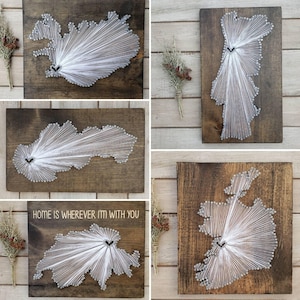 Europe String Art Wall Map, Custom Engraved Statement Piece - Etsy