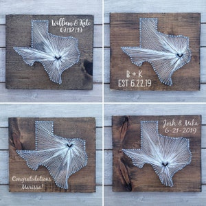 Texas String Art, Texas Decor, State String Art, Texas Nail Art, Texas ...