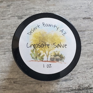Creosote/desert Chaparral Salve 1-2 Oz in Glass Jar - Etsy