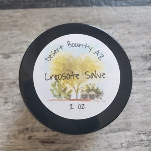 Creosote/desert Chaparral Salve 1-2 Oz in Glass Jar - Etsy