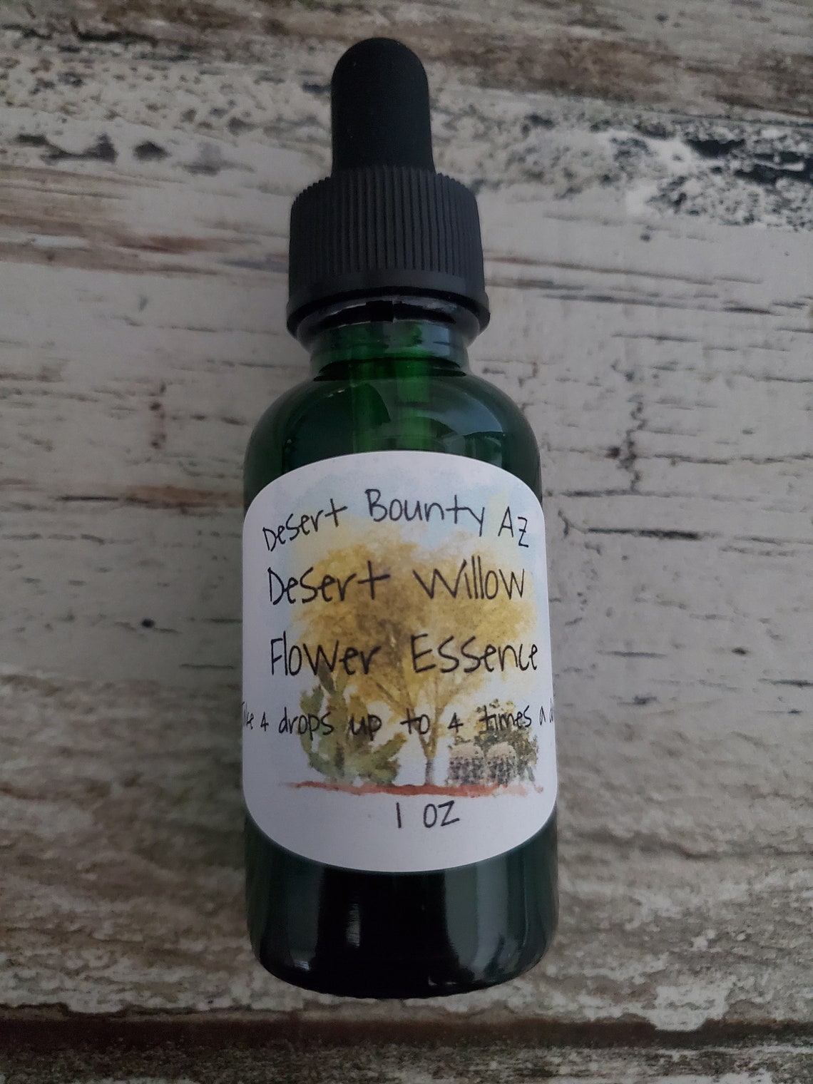 Desert Willow Flower Essence Floral Infusion in 1 Oz Glass Dropper ...