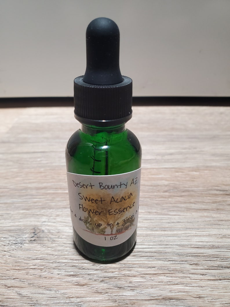 Sweet Acacia Flower Essence Floral Essence in 1 Oz Glass Dropper Bottle ...