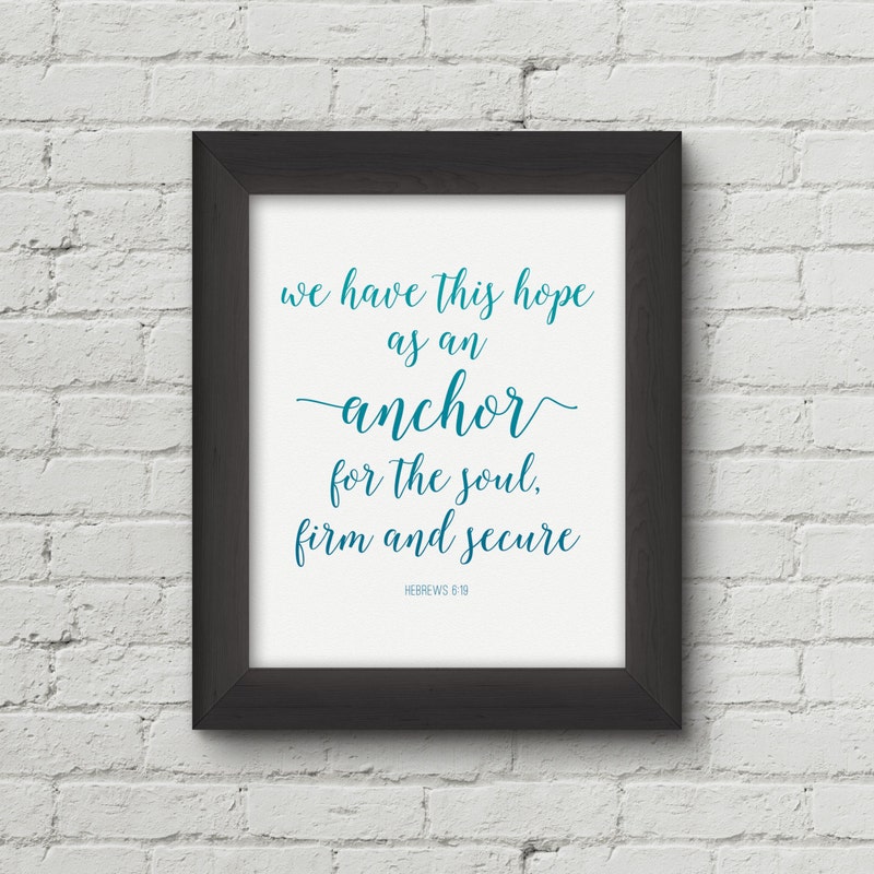 Anchor Quote - Etsy