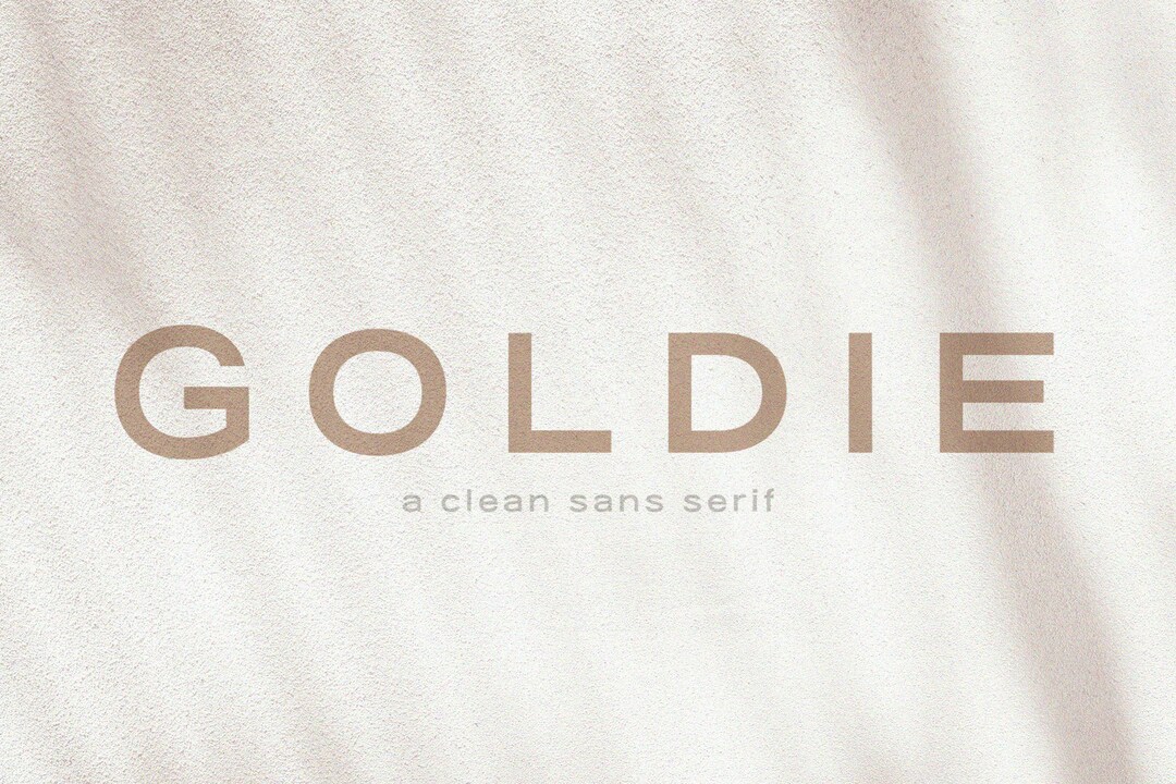 Goldie Sans | Clean Quotable Sans Serif Typeface | for Designers ...