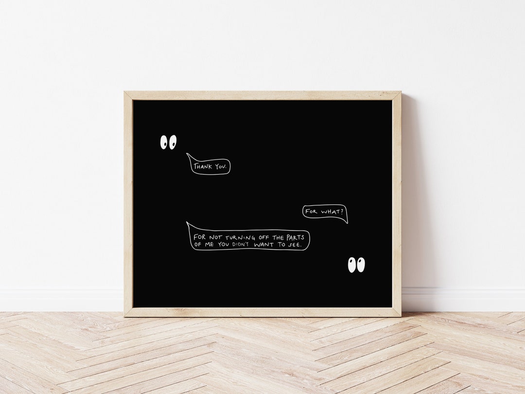 Parts of Me Digital Art Print Download | Printable Wall Art, Whimsical ...