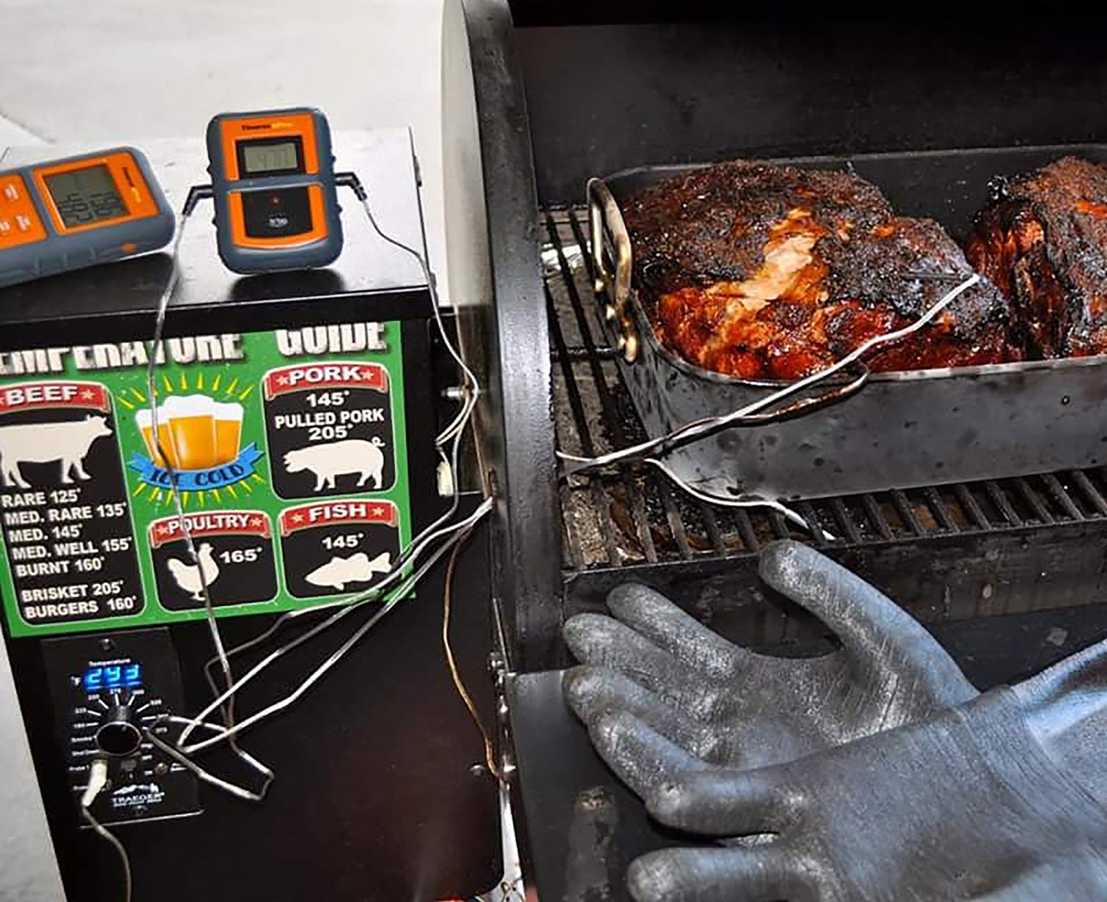 Meat Temperature Magnet Pellet Guide BBQ Magnet Grilling - Etsy