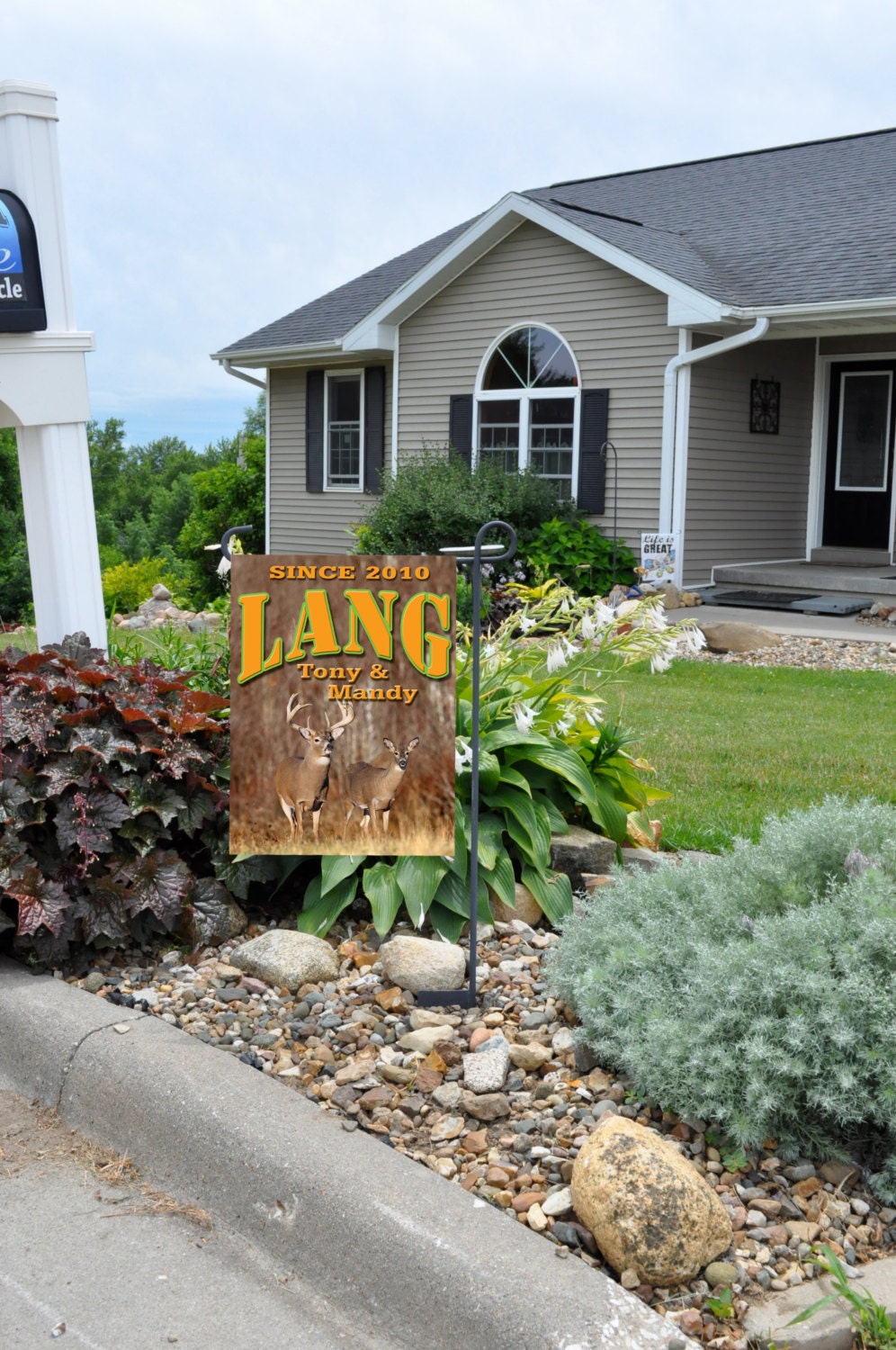 Hunters Flag, Deer, Personalized Flag, Hunting Sign, Deer Flag ...