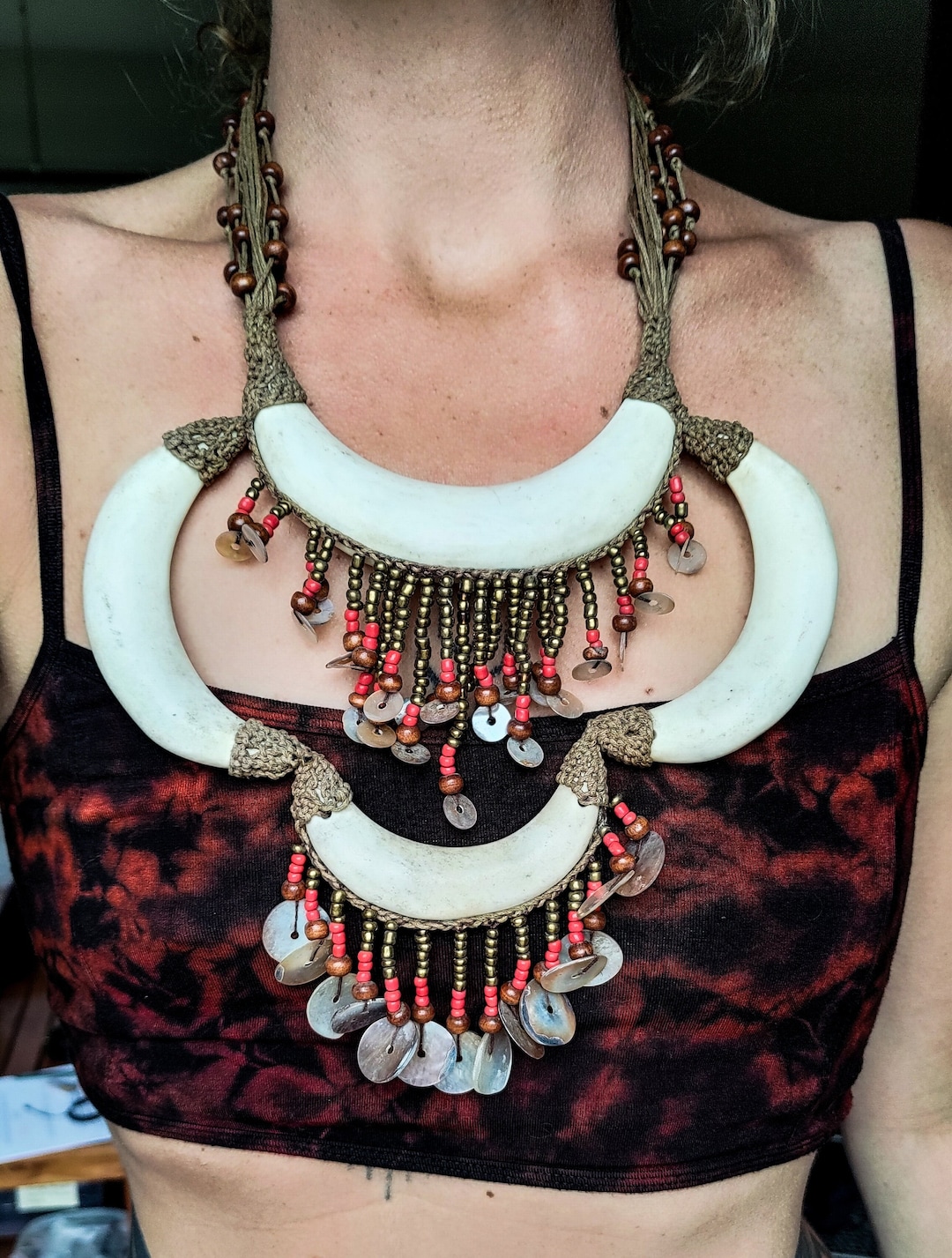 Unique Original Papua Ceremonial Necklace Traditional Jewels-ethnic ...