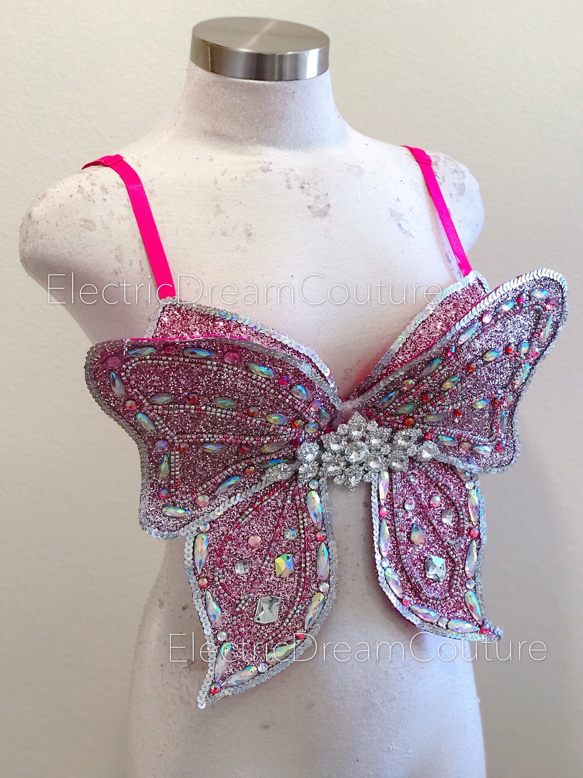 Butterfly Bra Irridescent Butterfly Bra Collection Mermaid Etsy