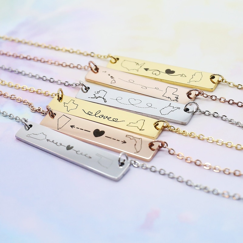 Unique Country Necklaces - Etsy